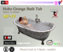 Second Life Marketplace - [H] Hobo Grunge Bath (P&V) - MF+FF
